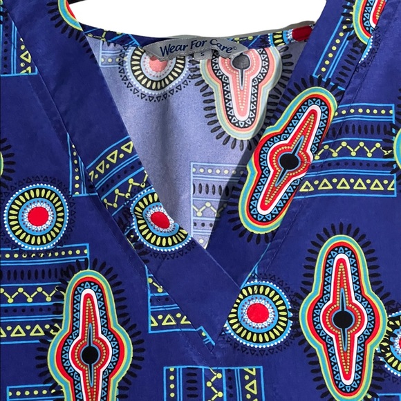 wear for care | Tops | Wear For Care Medical Small Scrub Top Navy Blue ...